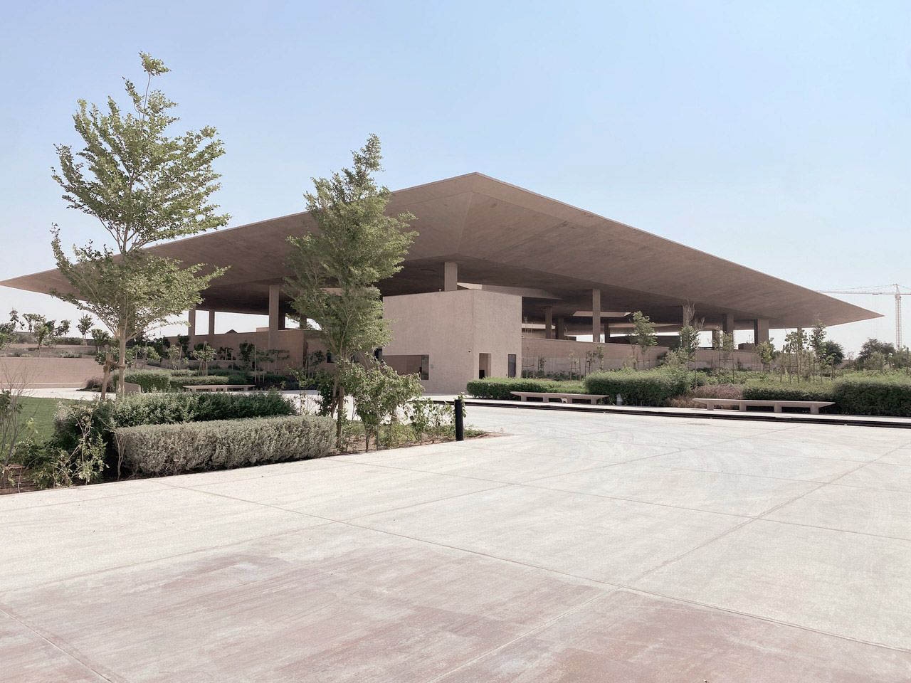 King Salman Park Visitor Centre design by Adjaye Associates # ...